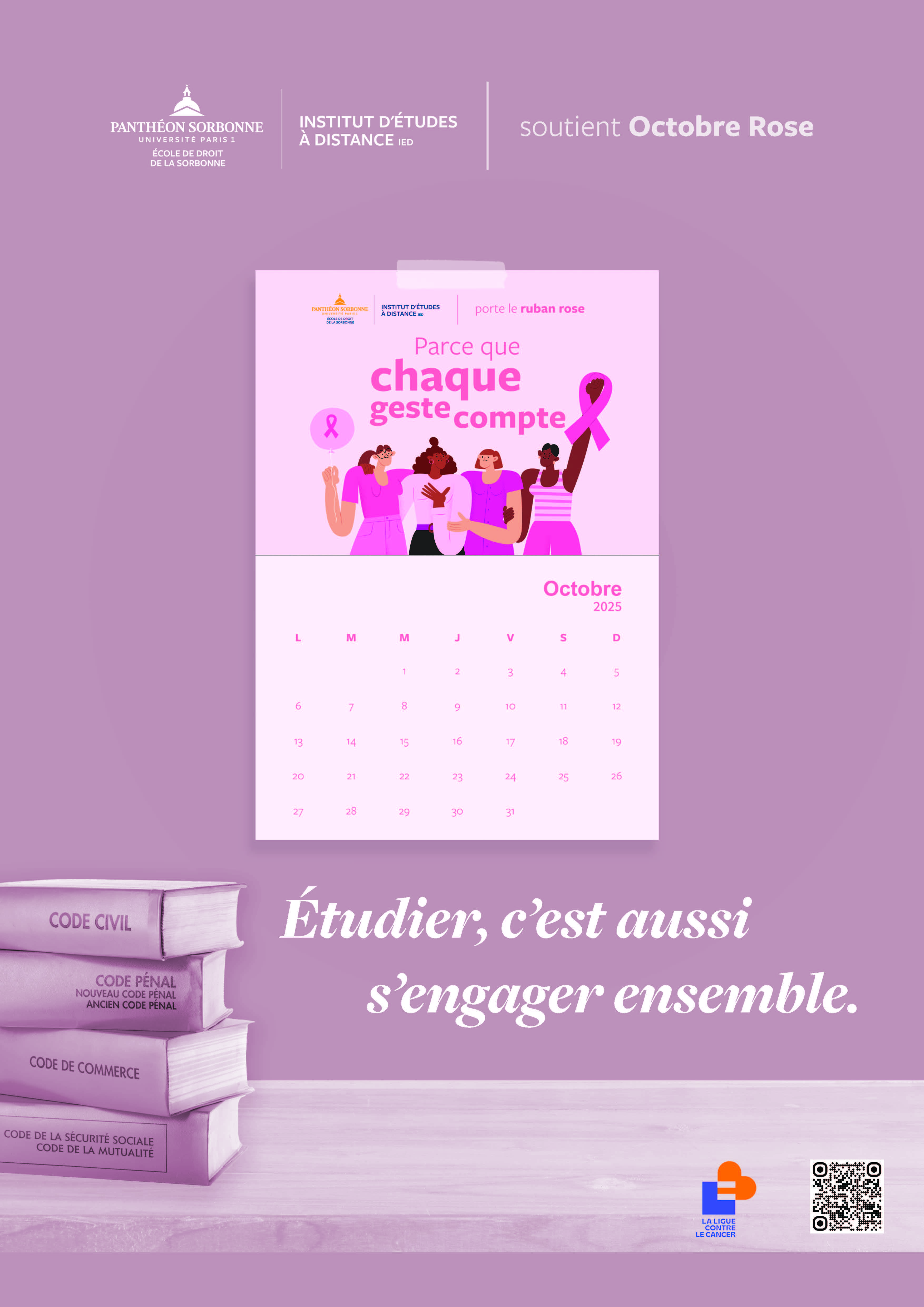 L'IED soutient Octobre rose - IED - EDS